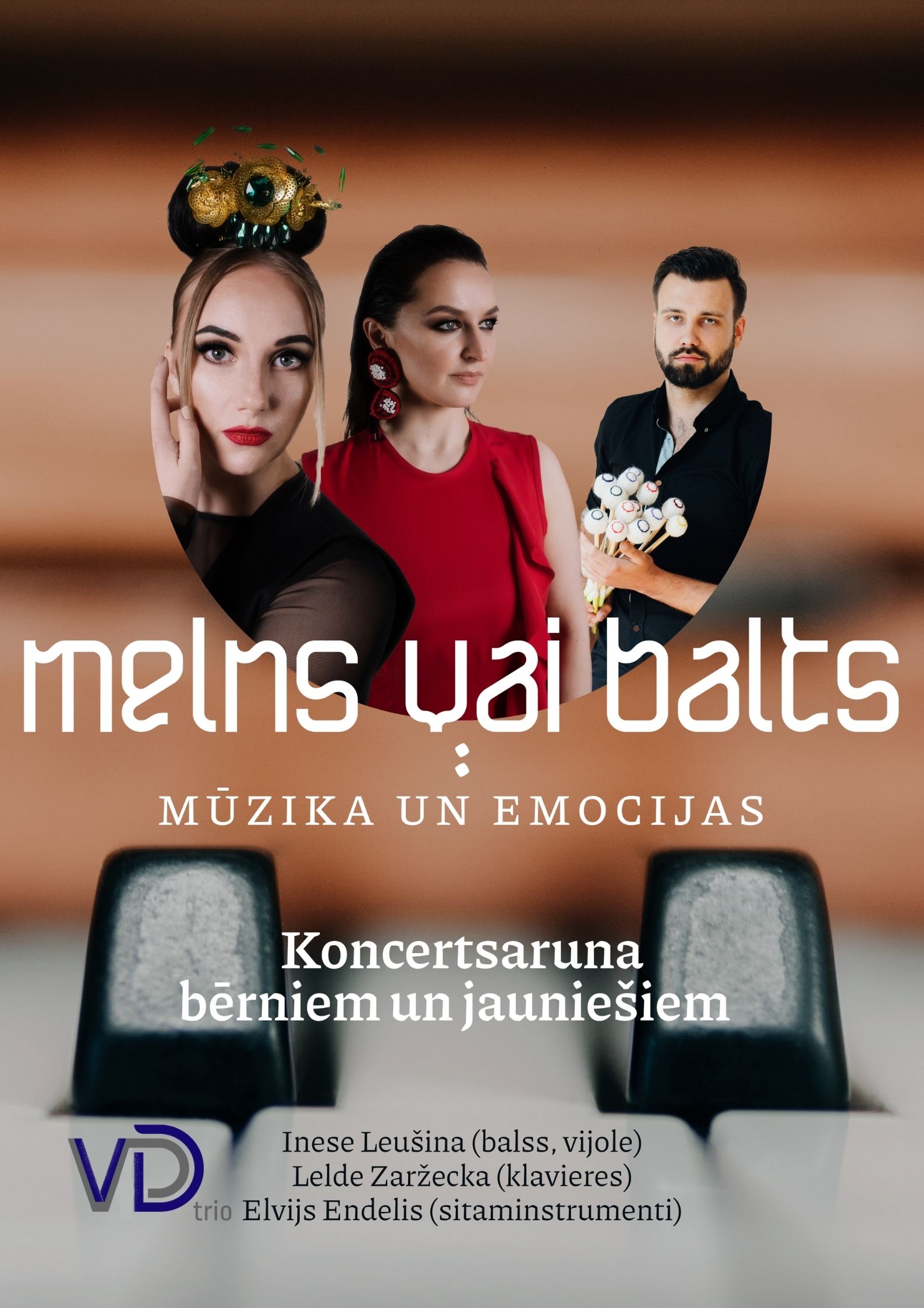 Koncertsaruna "MELNS VAI BALTS: emocijas un mūzika" - Latvijas skolas soma